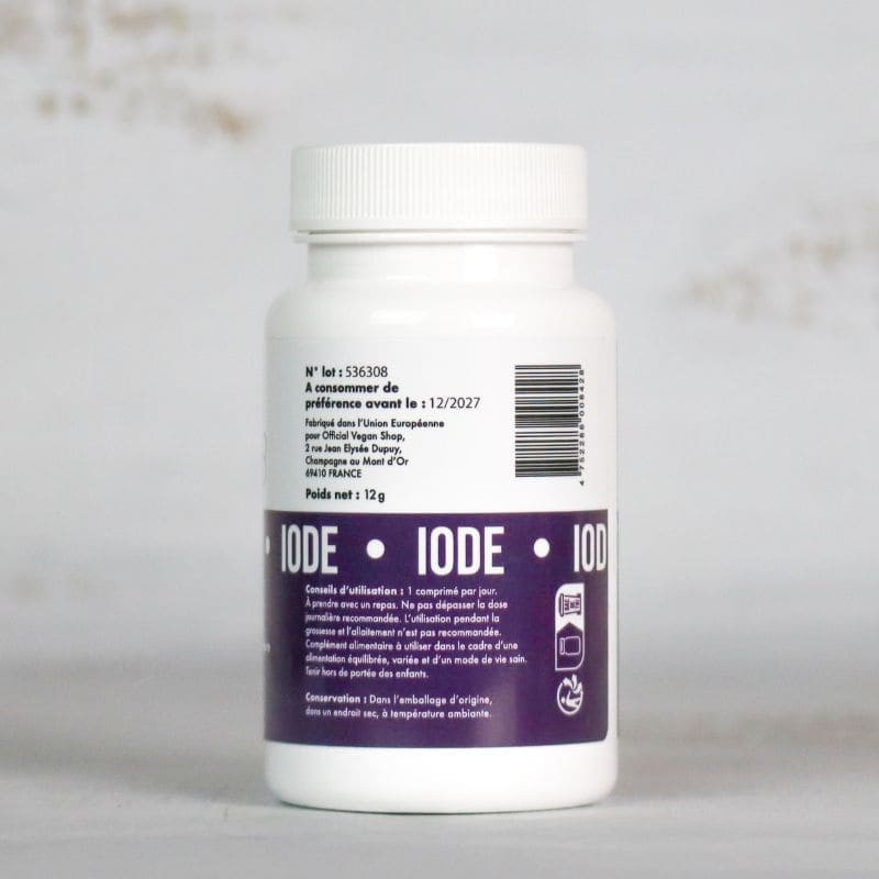Iode 200mcg VEGLAB - 60 comprimés
