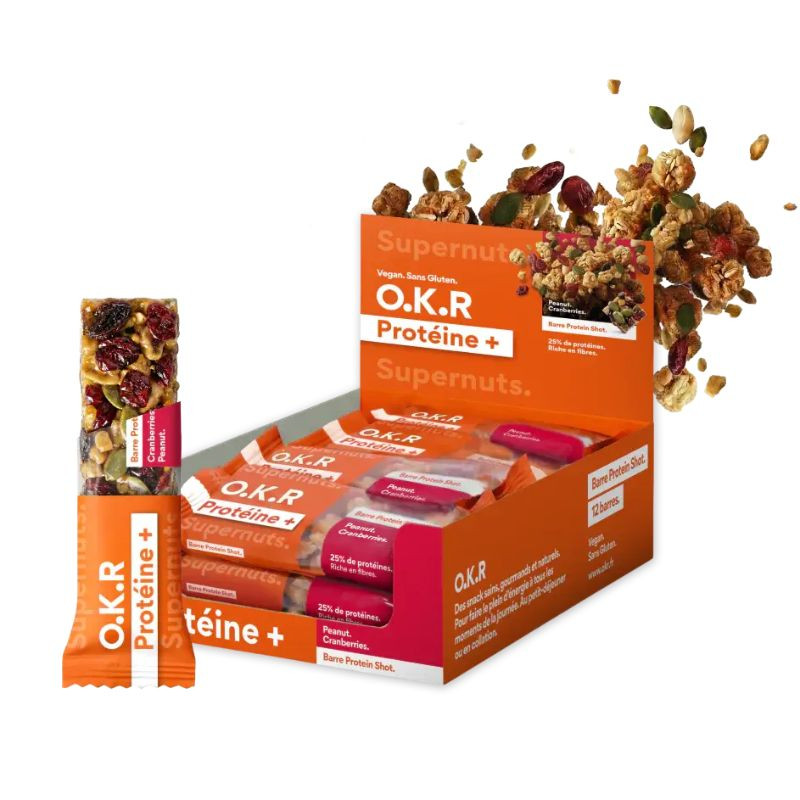 Barre Super Nuts Cranberry - OKR - 55g